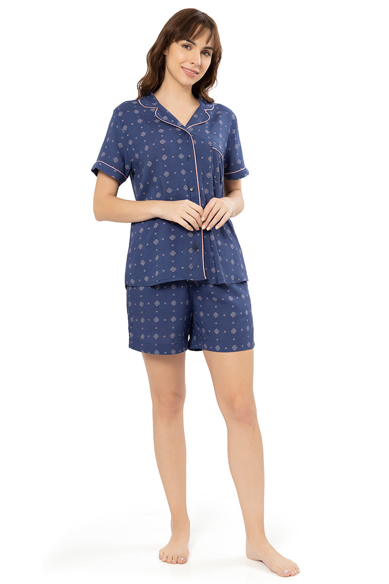 Buy Sleep Shorts Set - Ethnic Print | amanté